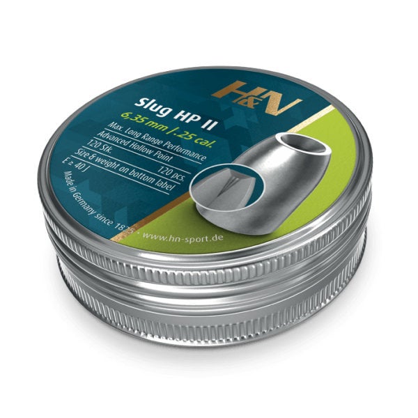 H&N Slug HP II .249 34 Gr 120 Ct. | Trenier Airguns